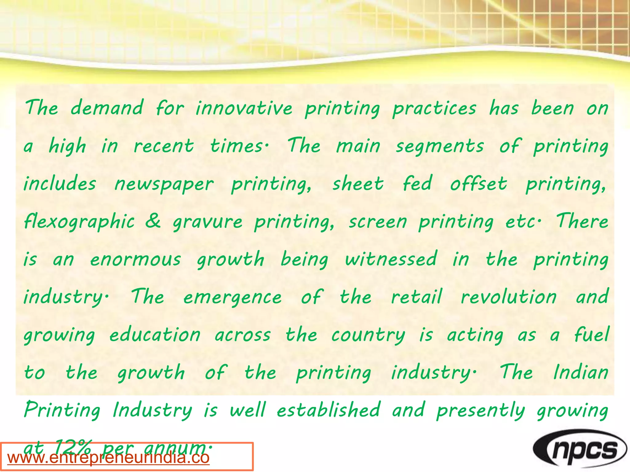 Printing Technology - How to Start a Successful Printing Press Business ...