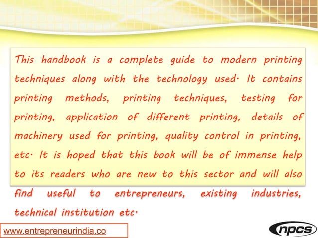 Printing Technology - How to Start a Successful Printing Press Business ...