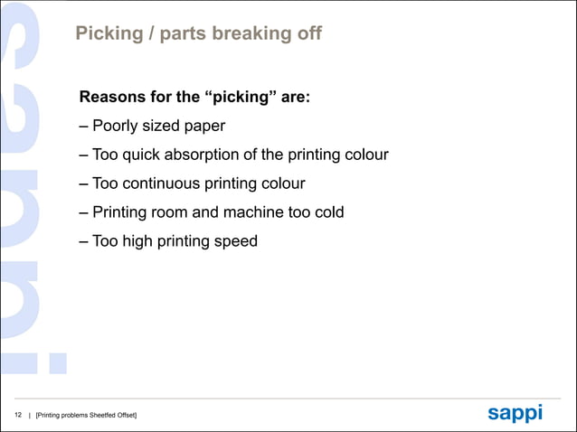 Printing technology : problems sheetfed offset | PDF