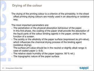 Printing technology : problems sheetfed offset | PDF