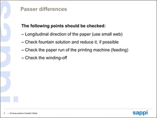Printing technology : problems sheetfed offset | PDF