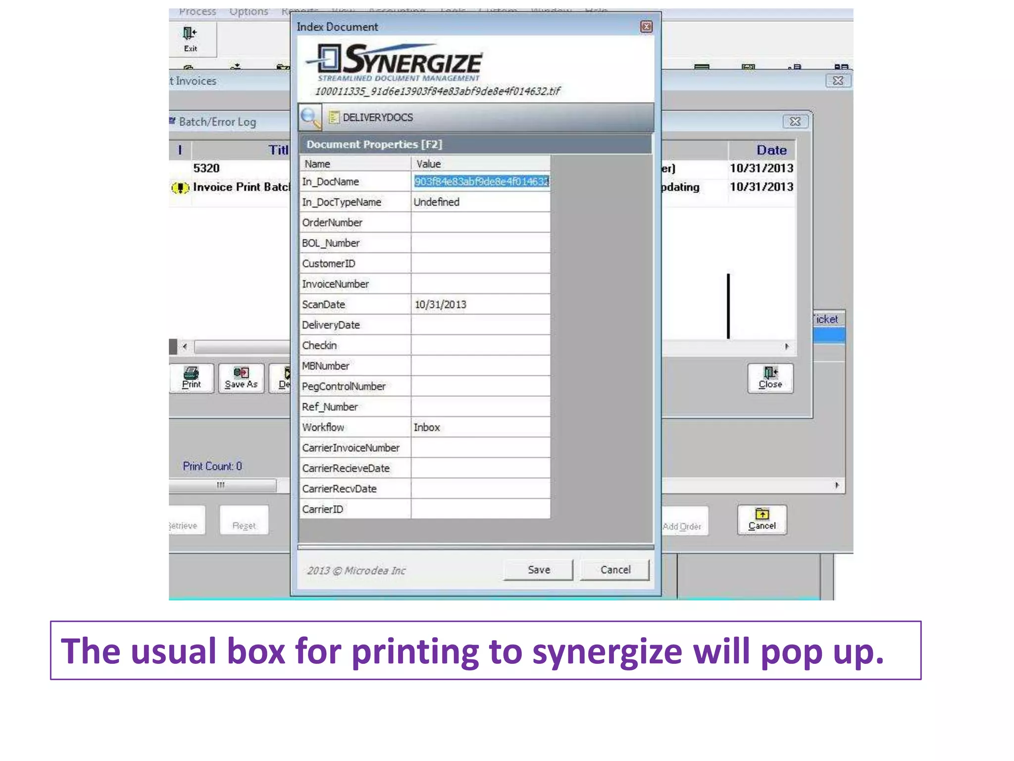 Printing tmw bd invoices | PPTX