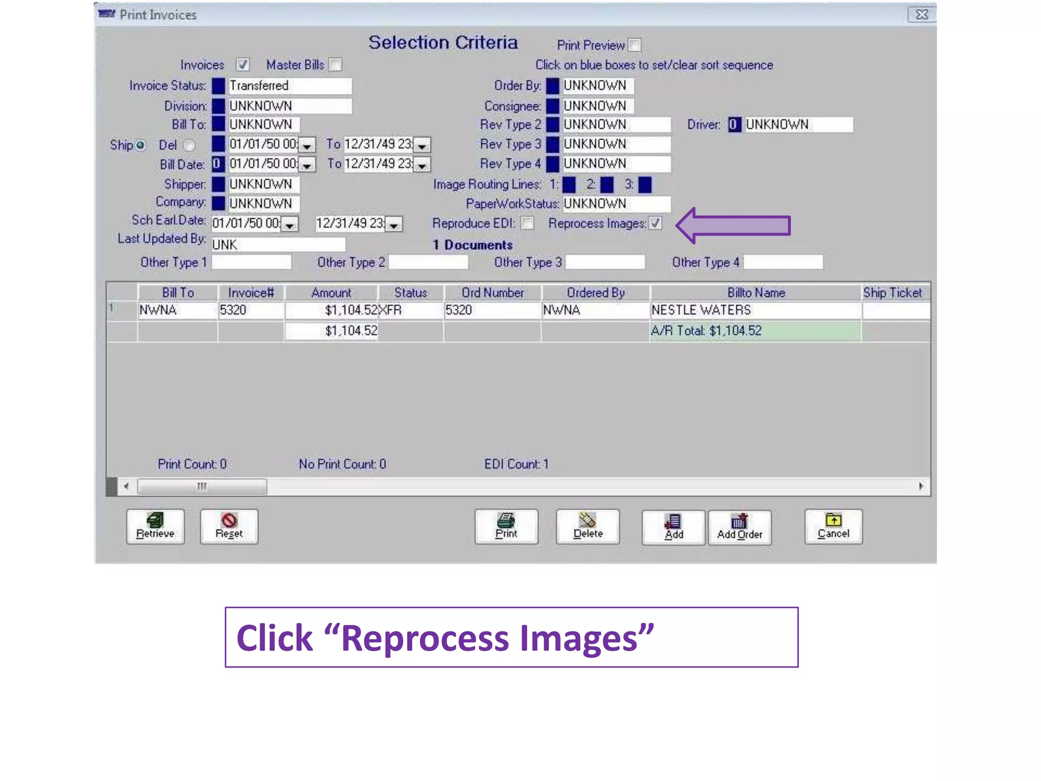 Printing tmw bd invoices | PPTX