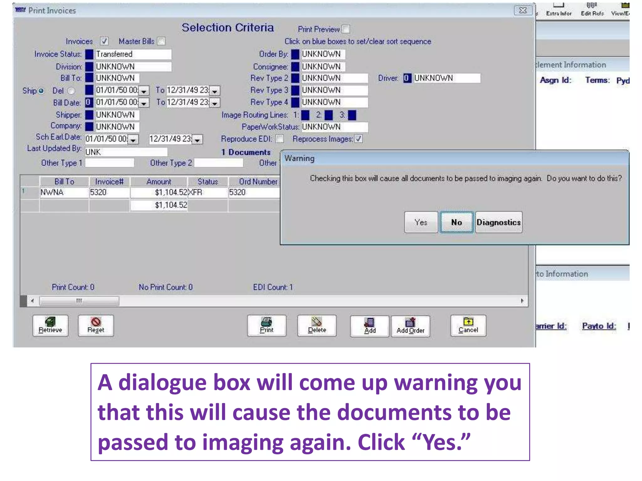 Printing tmw bd invoices | PPTX