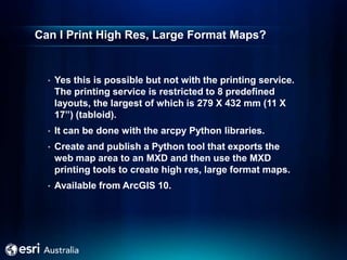 Printing & Web Mapping Applications (Dev Meet Up II) | PPT