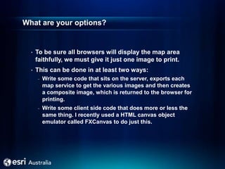 Printing & Web Mapping Applications (Dev Meet Up II) | PPT