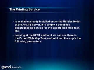 Printing & Web Mapping Applications (Dev Meet Up II) | PPT