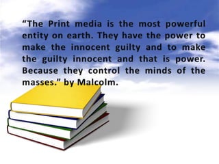 Print journalism final | PPTX