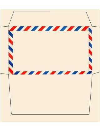 Airmail Envelope Template
