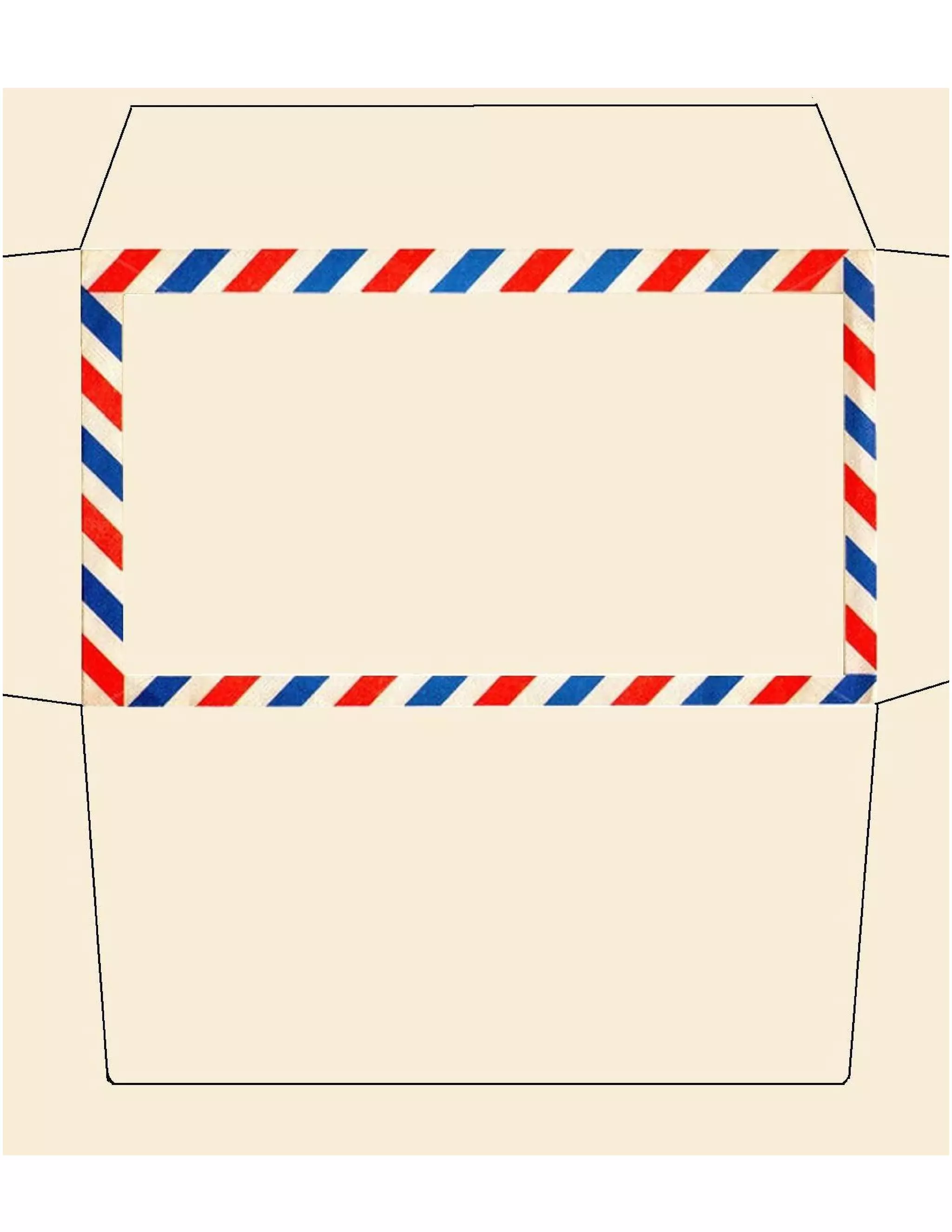 Print your own antique envelope air mail sobres antiguos de correos ...