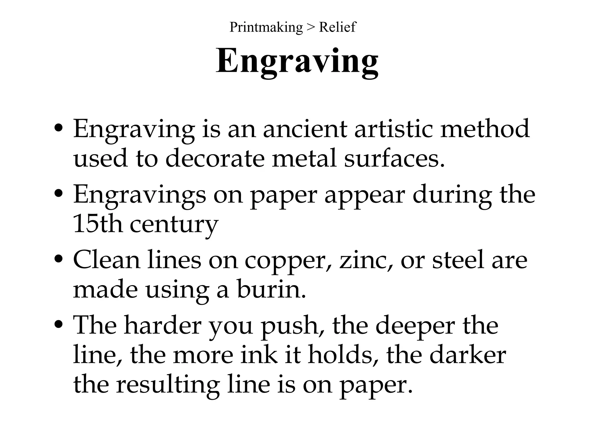 Printmaking | PPT