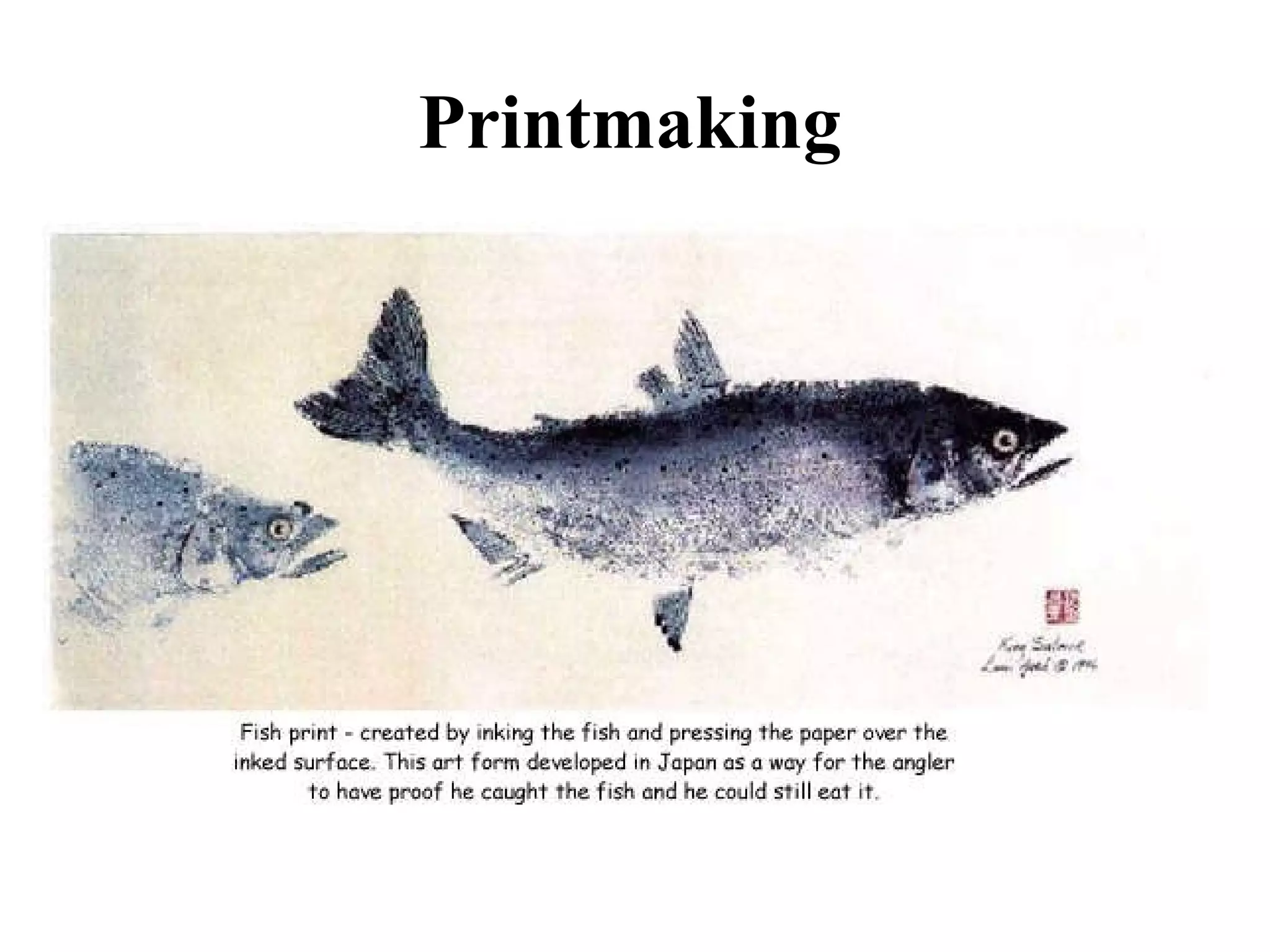 Printmaking | PPT