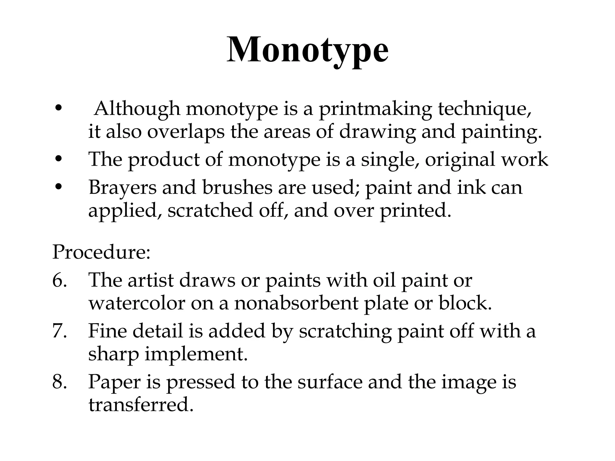 Printmaking | PPT