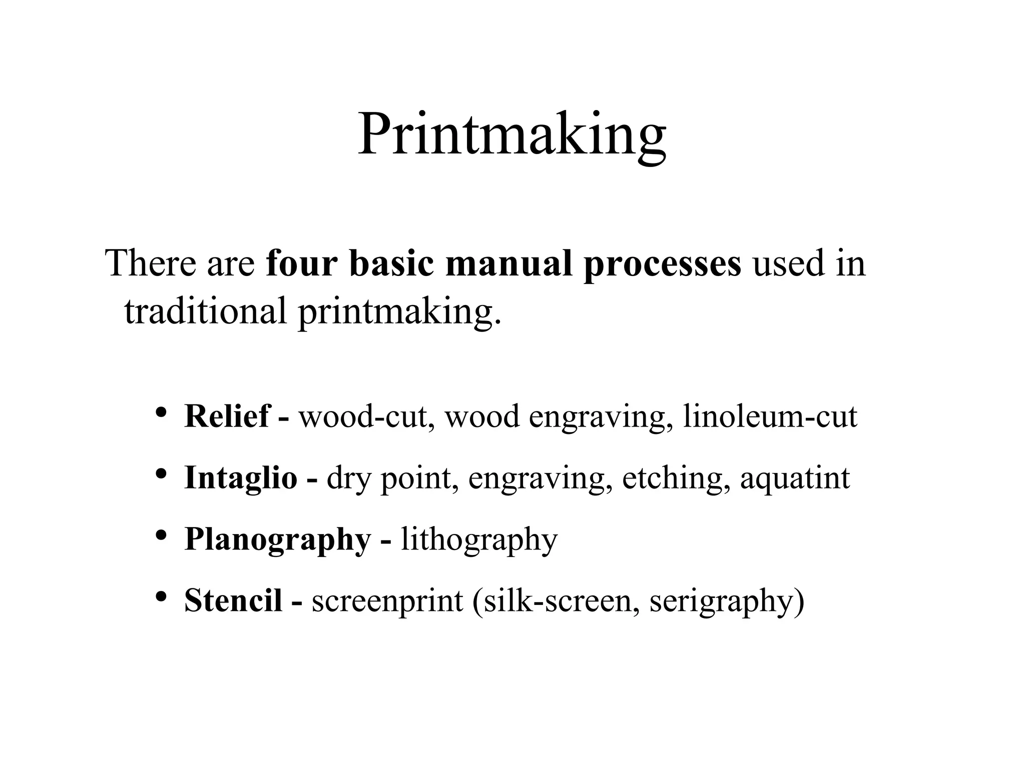 Printmaking | PPT