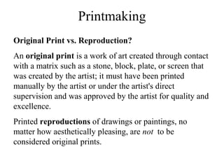 Printmaking | PPT