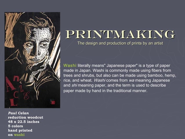 Printmaking | PPT | Desktop Publishing | Computer Software and Applications
