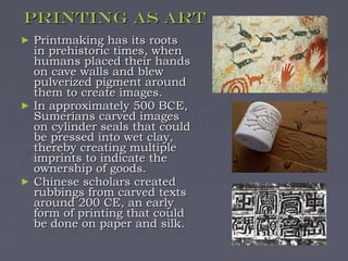 Printmaking | PPT
