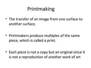 Printmaking | PPT