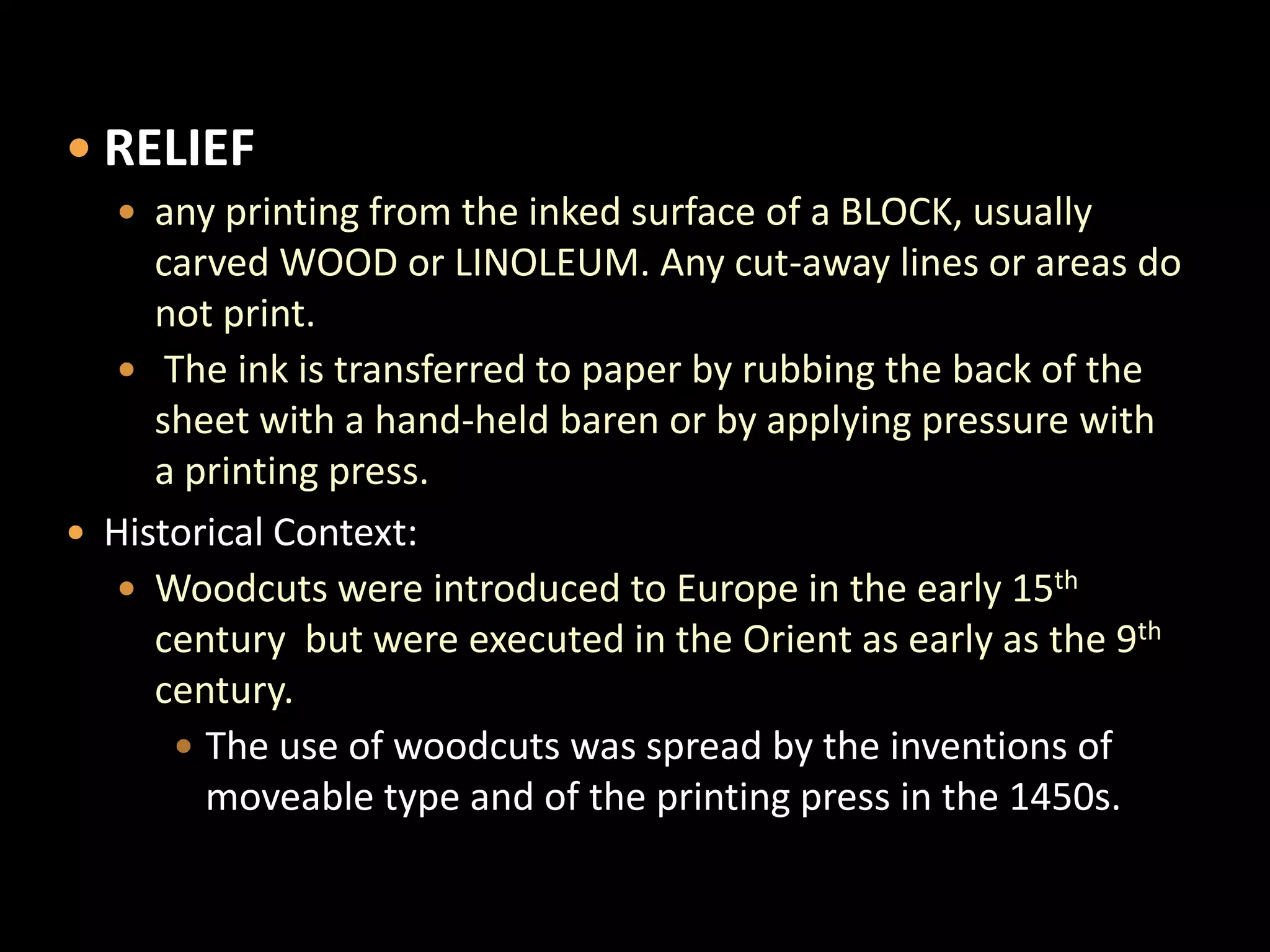 Art Appreciation: Intro to Printmaking | PPTX