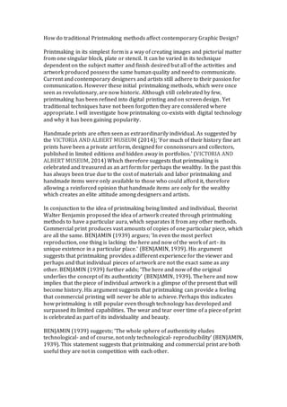 Printmaking essay | DOCX