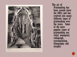 Printmaking History | PPT