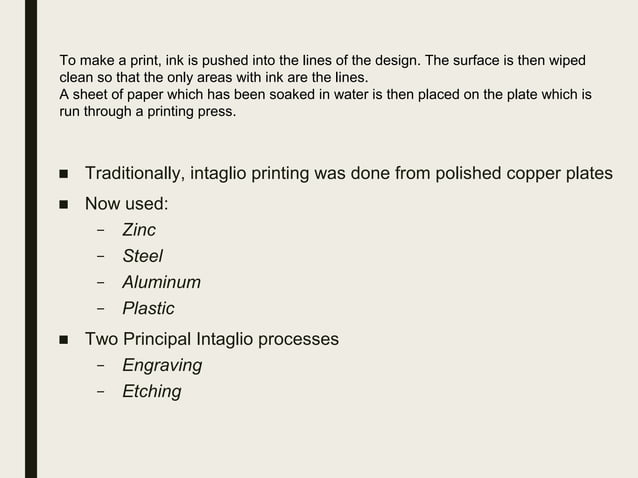 Printmaking | PPT