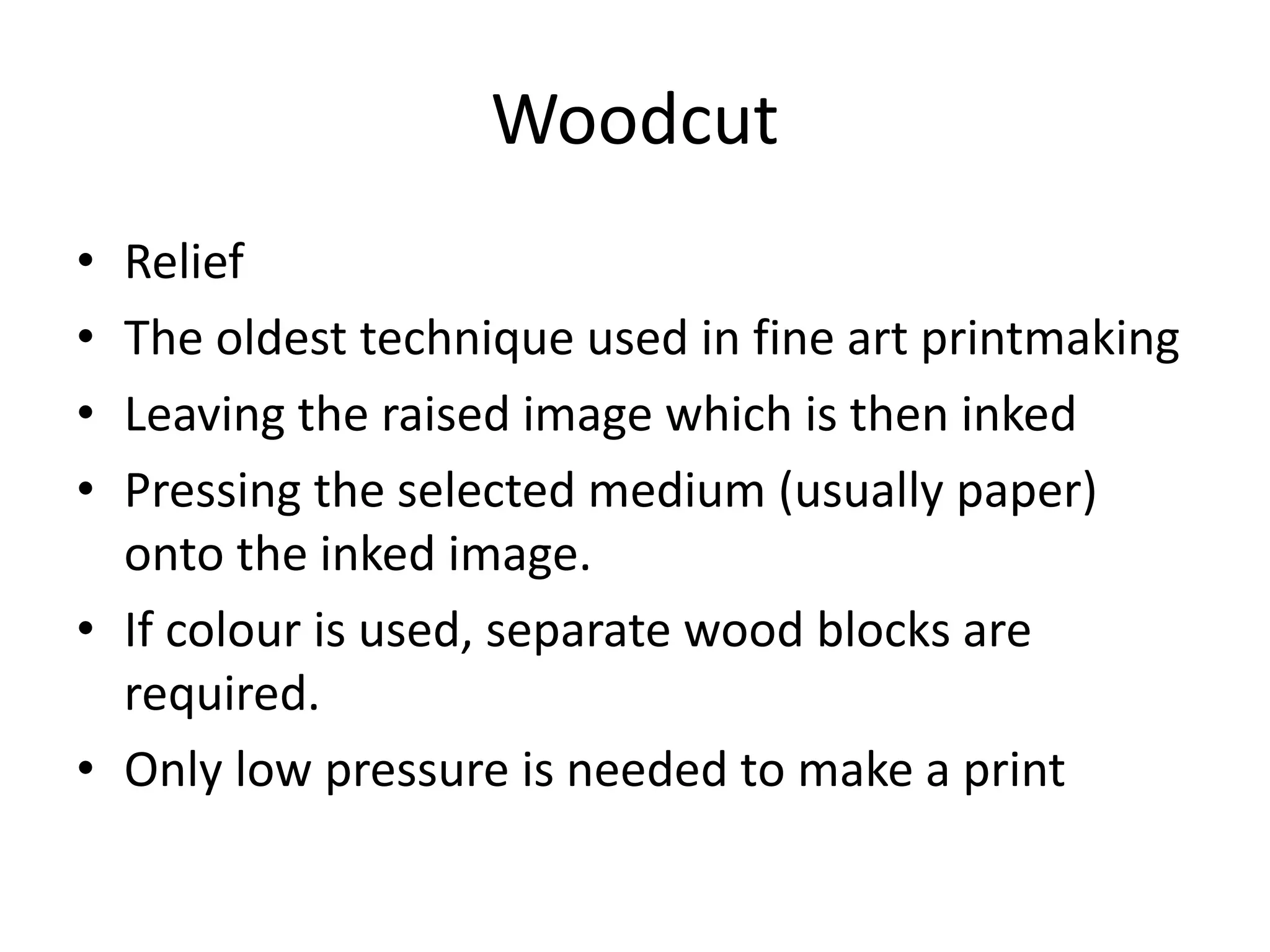 Printmaking techniques | PPTX