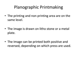 Printmaking techniques | PPTX