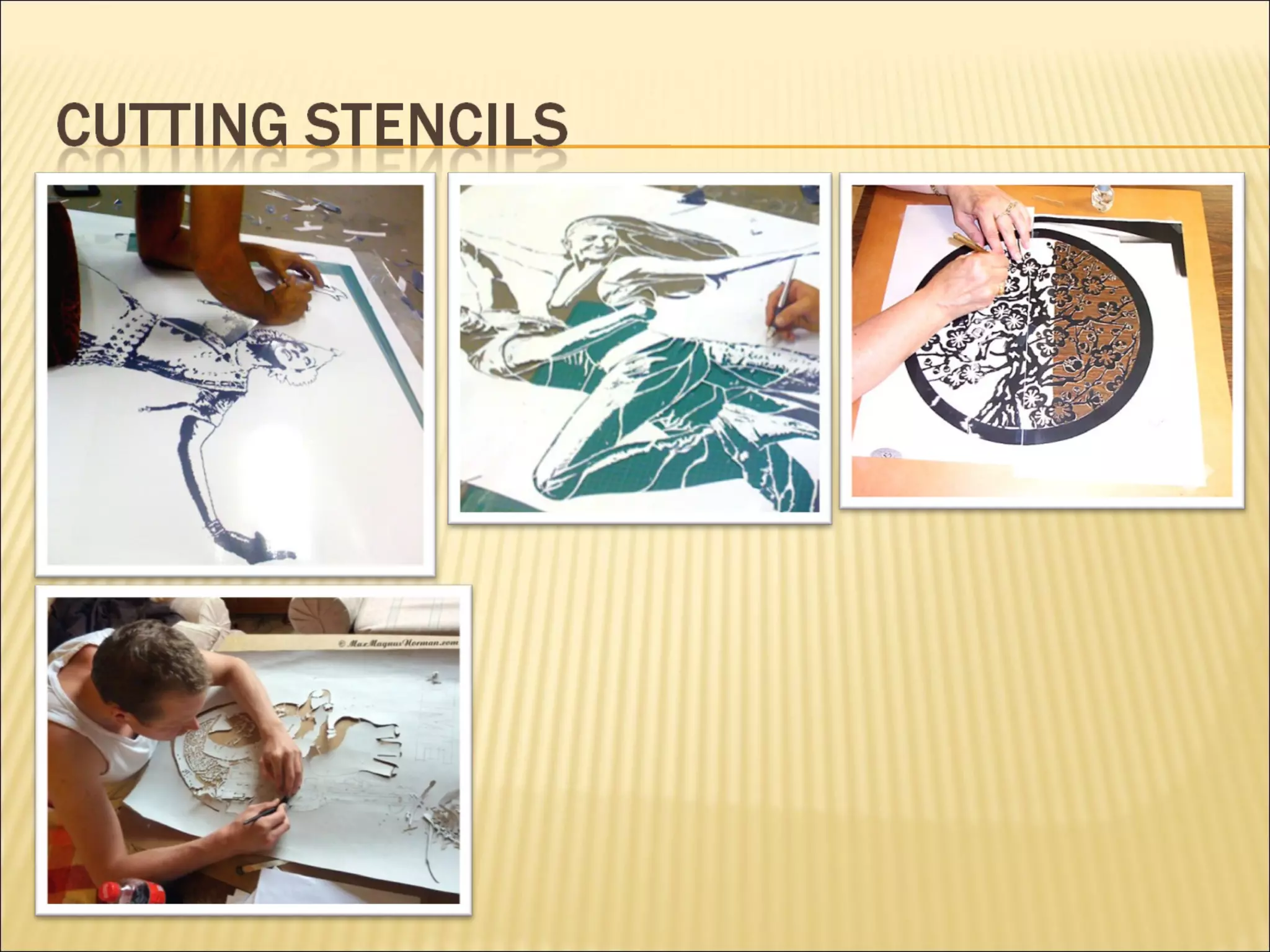 Printmaking using stencils | PPT