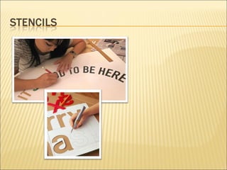 Printmaking using stencils | PPT