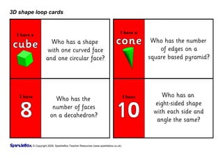 Print maths loop games (print) | PPT