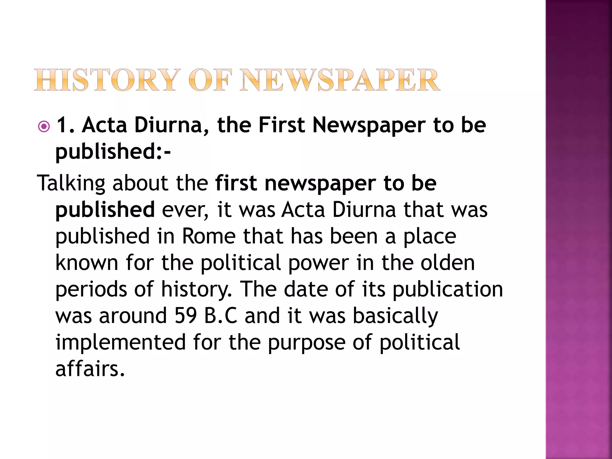 ROLE OF PRINT MEDIA IN FREEDOM STRUGGLE | PPTX