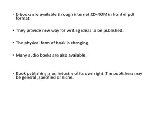 Print media in books... | PPTX | Desktop Publishing | Computer Software ...