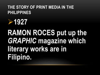 PRINT, NEW MEDIA and INSTALLATION ART | PPTX | Media Industry | Industries