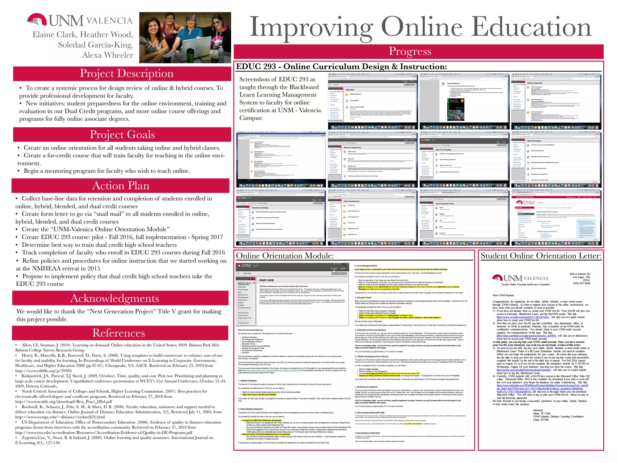 San Juan College OTLC - Alexa Wheeler and Elaine Clark - Handout 3 | PPT