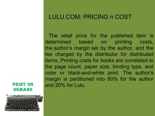 Print on demand | PPT