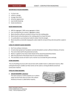 CONSTRUCTION ENGINEERING | DOCX