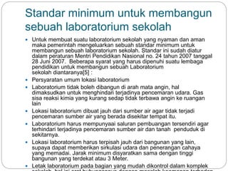 tata letak / layout LABORATORIUM | PPTX