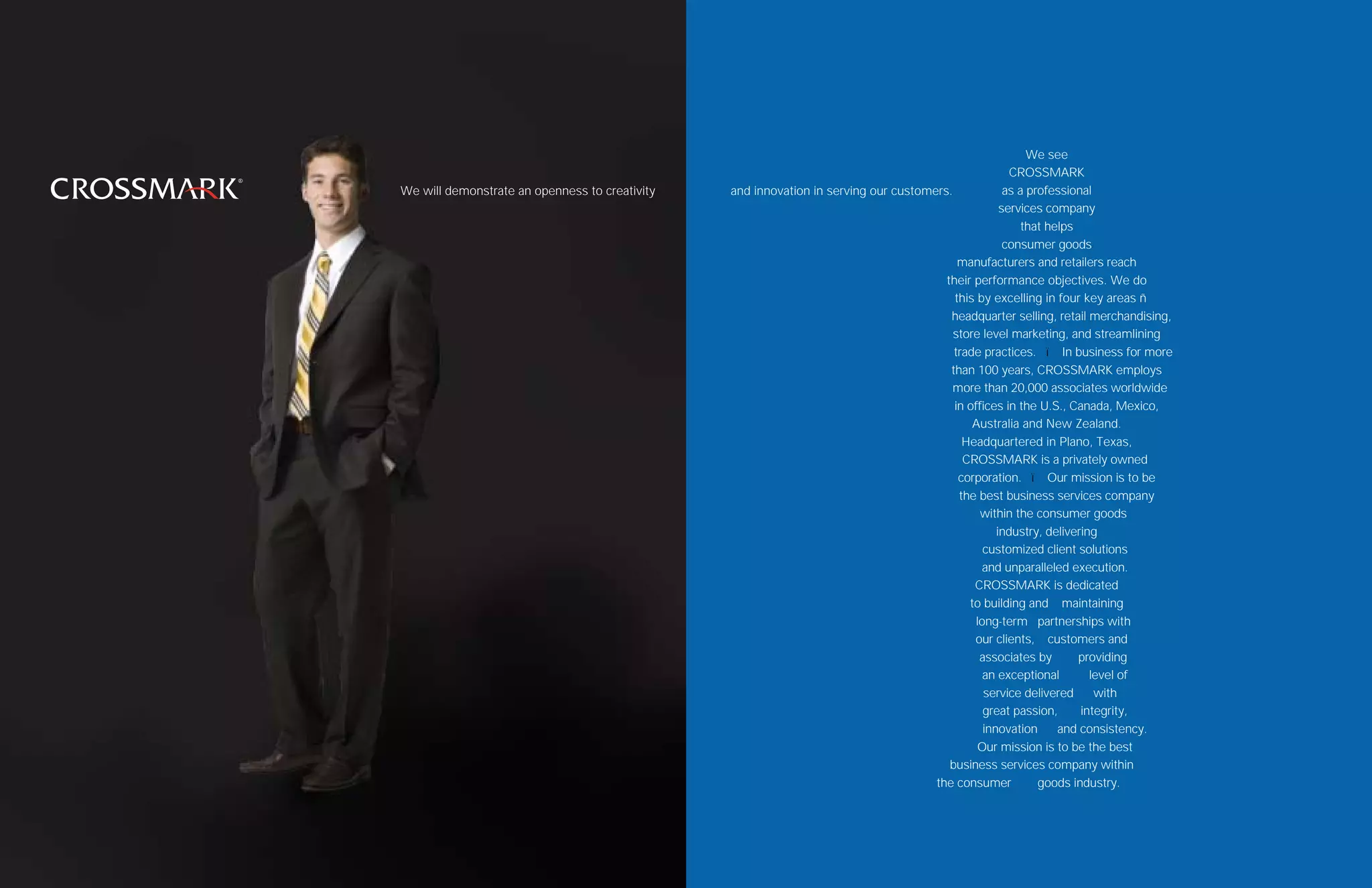 Crossmark Capabilities Brochure | PDF | Sales | Business