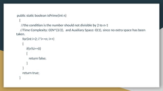 Print prime numbers in a range in different mathotods.pptx
