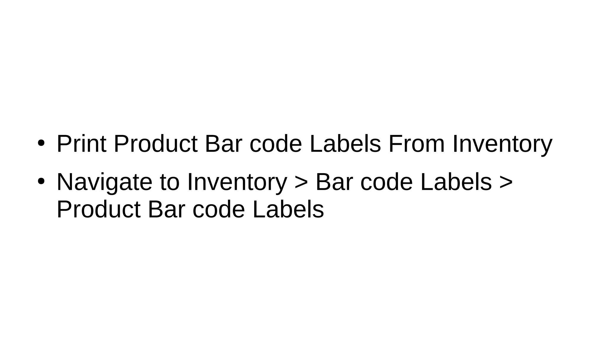Print Product Barcode Labels | PPT