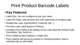 Print Product Barcode Labels | PPT