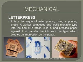Print production process | PPTX