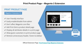 Print Product Page – Magento 2 Extension | PPT
