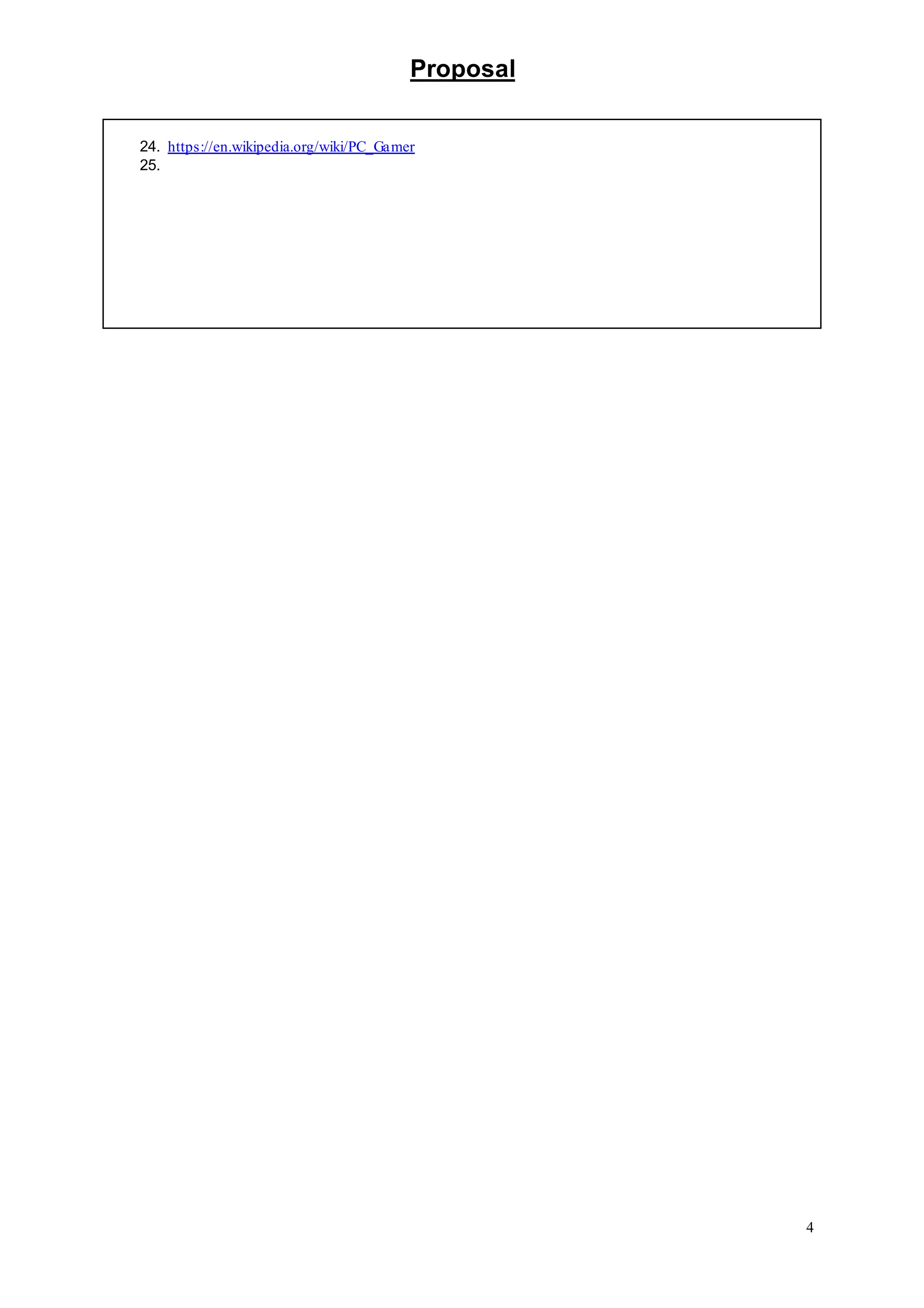 Print project proposal | PDF