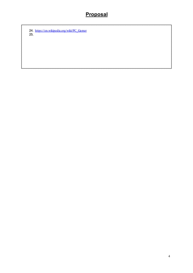 Print project proposal | PDF