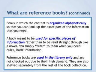 Understanding Print Reference Resources | PPSX