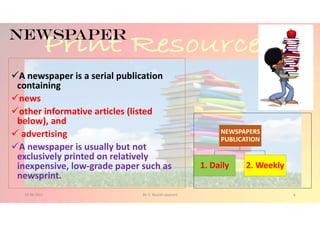 Print resources in teaching | PDF