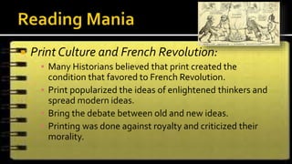 Print Culture & the Modern World part 1 | PPTX