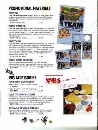 Print Scans: VBS Brochure Ready Set Gold | PDF
